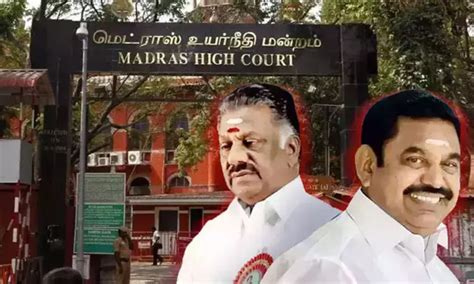 Aiadmk Case The Decisions Of The General Assembly Are Final Argument