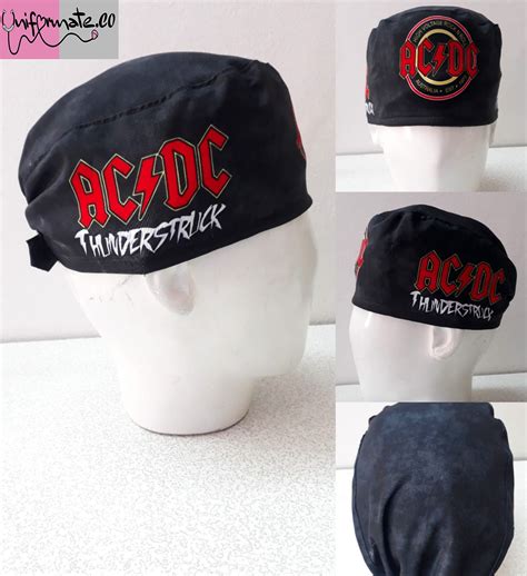 Gorro Quirúrgico Banda Acdc Gorros Quirúrgicos Personalizados