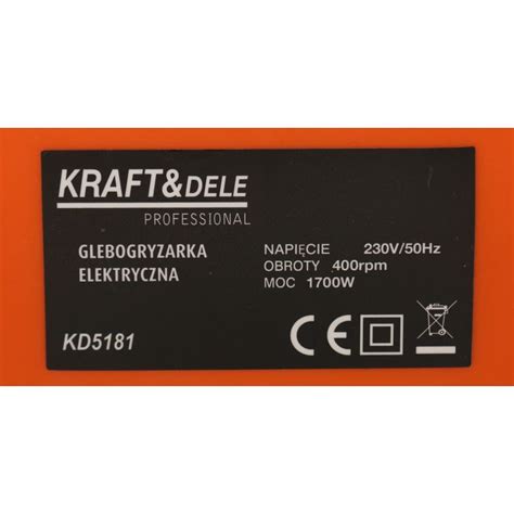 Kultivatorius, elektrinis 1700W KD5181 Kultivatoriai