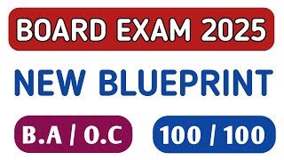 Std 12 Ba Blueprint Board Exam 2025 Annual Exam 2025 Blueprint Dhoran