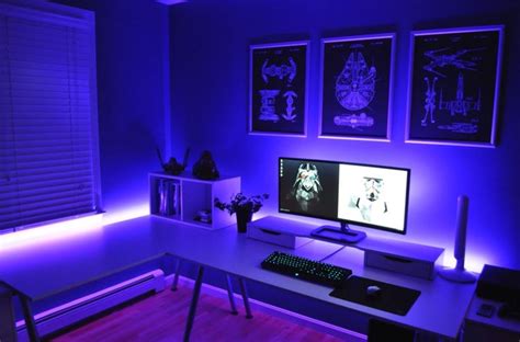 Single Monitor Setup Computer Setup Gaming Room Setup