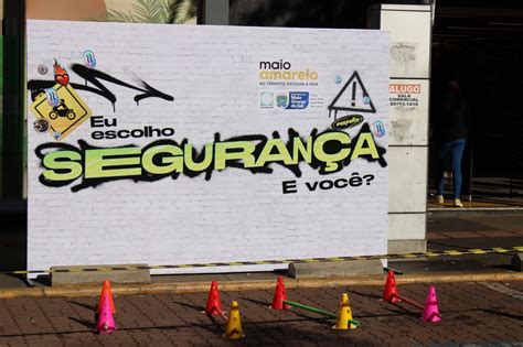 Ação do Detran dá visibilidade ao movimento Maio Amarelo e agrada