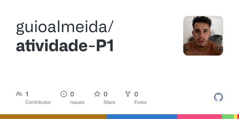 GitHub Guioalmeida Atividade P1