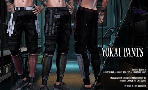 Second Life Marketplace Savage Yokai Pants V7