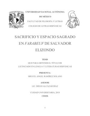 Sacrificio Y Espacio Sagrado En Farabeuf De Salvador Elizondo