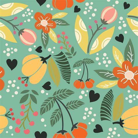 Seamless Pattern Spring Floral 5126383 Vector Art At Vecteezy