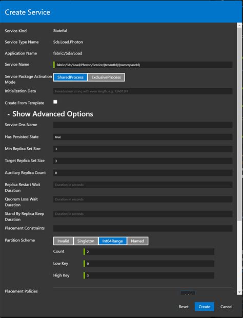 Service Creation Ui Radio Buttons Broken Issue Microsoft