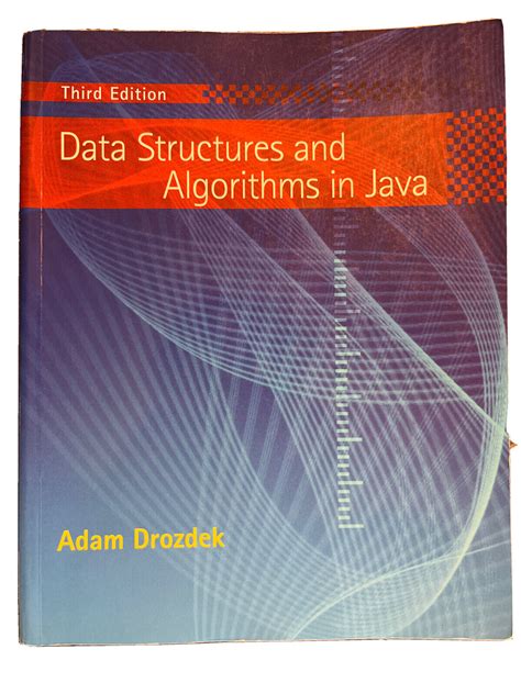 Paperback Data Structures And Algorithms In Java 3rd Drozdek For Sale Online Ebay