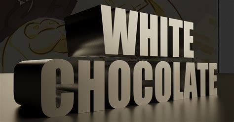 White Chocolate 3d Text Reaction Images Know Your Meme