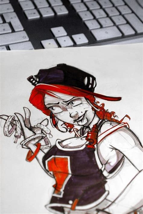 Hombre Suk Streetart Illustration