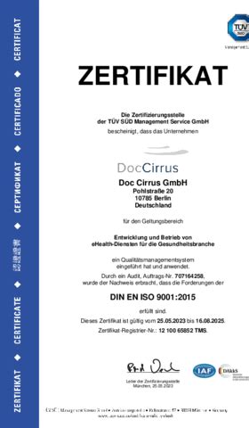 Dokumentenzentrum Doc Cirrus