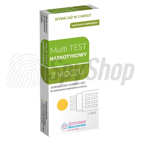 Domowy test do wykrywania narkotyków z moczu – Multi TEST