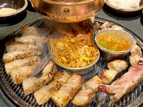 금정역 맛집 두툼돈288 두툼한 삼겹살과 숙성뼈등심 껍데기까지 완벽한 숯불구이집 네이버 블로그