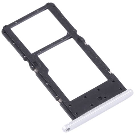 Sim Card Tray Micro Sd Card Tray For Samsung Galaxy Tab A Lite Sm T Silver