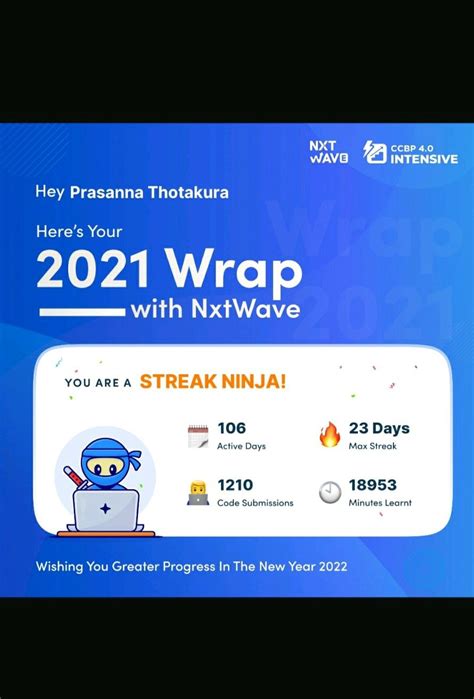 Prasanna Thotakura On Linkedin Ccbp Nxtwave