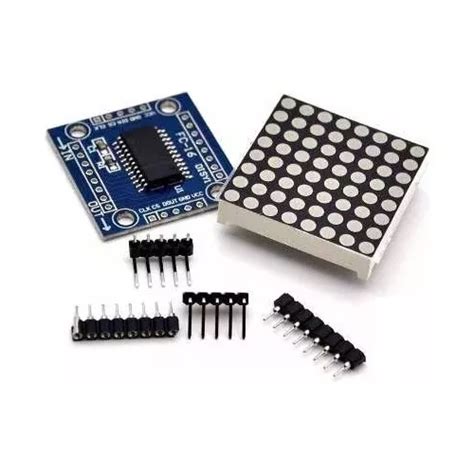 Módulo Matriz De Led 8x8 Com Max7219 Bloco De Leds Removível Mercadolivre