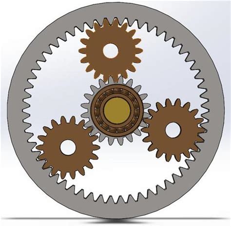 行星齿轮系3D模型下载 三维模型 SolidWorks模型 制造云 产品模型