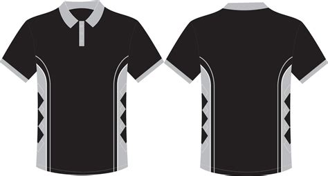 Polo Shirt Template Vector