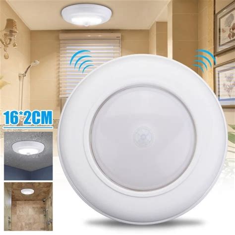 Lampe plafonnier LED à piles détecteur de mouvement pr couloir escalier Cdiscount Maison