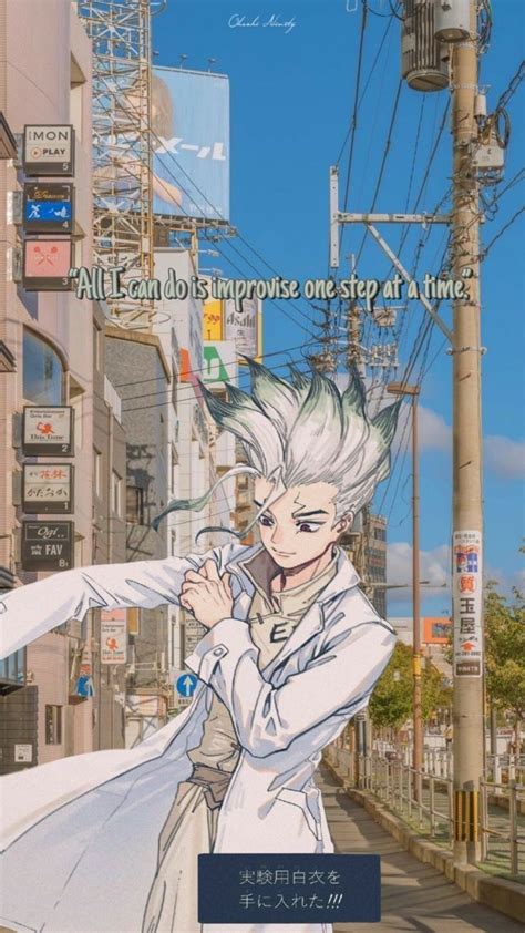 ᭲繼꤬꣦𝆃 Ishigami Senku ં⸼ Ilustrasi Karakter Gambar Karakter Animasi