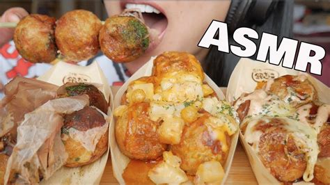 Asmr Takoyaki Eating Sounds Sas Asmr Youtube