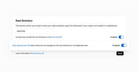 lockfile aware deployment skipping for monorepos vercel