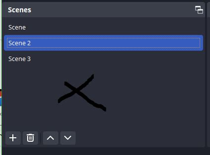 Cannot Tell Active Scene You Are In By Looking At The Scene Switcher If You Click Elsewhere On