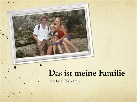 Ppt Das Ist Meine Familie Powerpoint Presentation Free Download Id