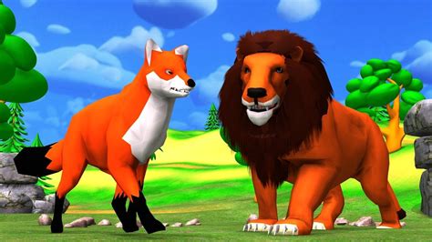 घमंडी लोमड़ी और शेर Hindi Kahaniya Panchatantra Moral Stories Fairy