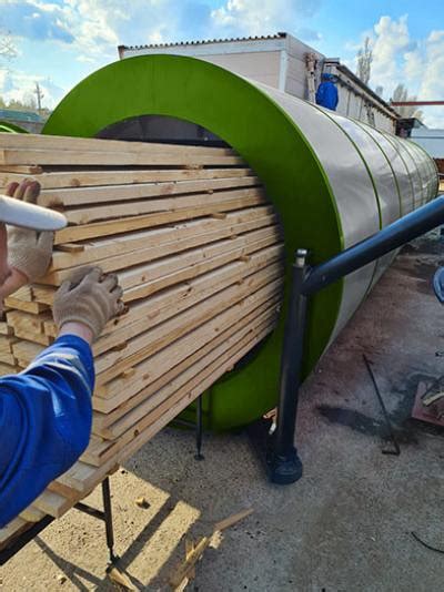 Камеры для термообработки древесины Ecowood КТ3 и КТ4 купить по