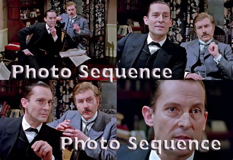Jeremy Brett David Burke The Adventures Of Sherlock Holmes Photo