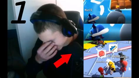 Reaccionando A Los Mejores Momentos De Stumble Guys 1 Youtube
