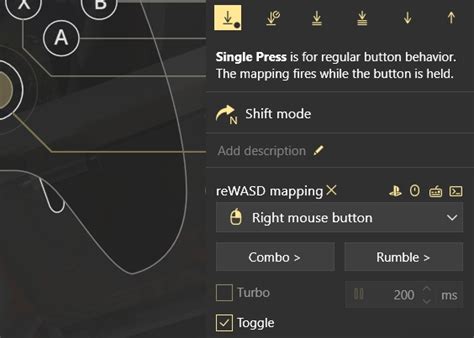 Map Mouse Movement While Pressing Mouse Button To Controller Joystick ReWASD Forum