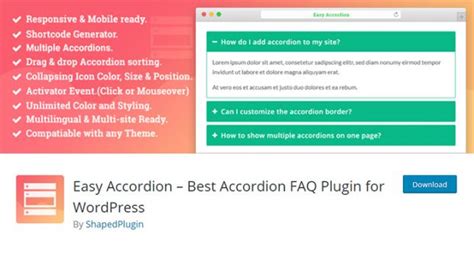 Best WordPress Accordion Plugins Qode Interactive