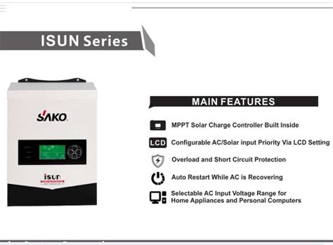 Jual Sako Hybrid Inverter Panel Surya 1000 Watt Plus Scc Mppt Modul Wifi Di Seller Aghanim