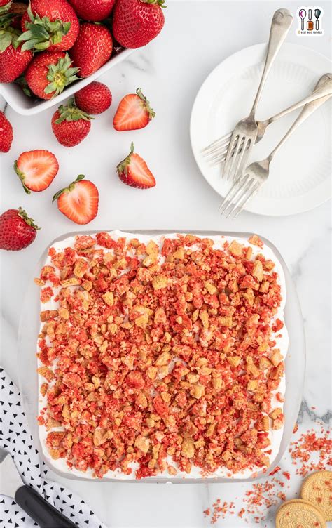 Strawberry Shortcake Ice Cream Cake Dessert