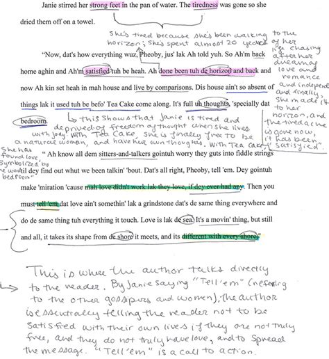 Lesson Plan Formalistic Approach To Their Eyes Were Watching God