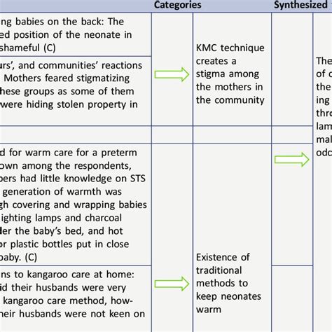 Results Of First Meta Synthesis Of Qualitative Research Findings