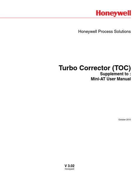 pmt hps turbo corrector manual pdf flow measurement power supply