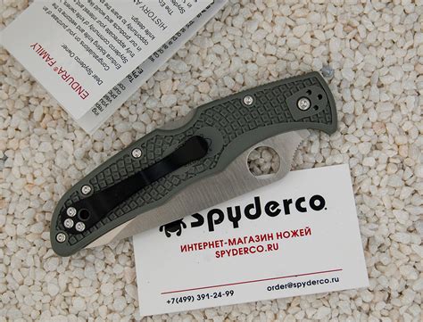 Нож складной SPYDERCO ENDURA 4 C10PSFG - купить по цене 13 470 руб.