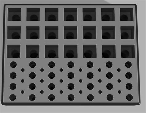 Cnc Bit Organizer Tray 3d Stl File Etsy