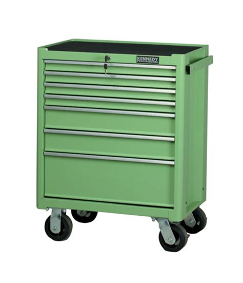 Green 7 Drawer Professional Roller Cabinet EPACON SUPPLIES