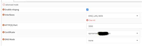 Ntopng On Opnsense Dns Mode Settings Not Saved · Issue 7621 · Ntop