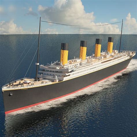 RMS Titanic Free 3D Model Max Free3D