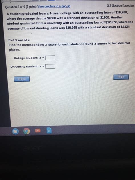 solved question 3 of 6 1 point view problem in a pop up