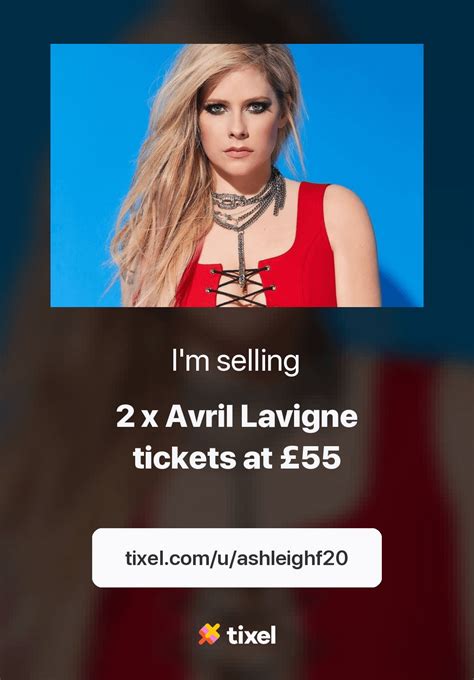 Avril Lavigne Tickets Rbedford