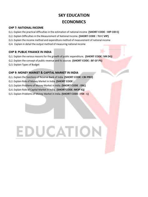 Eco Chp 7 8 9 Pdf Taxes Measures Of National Income And Output