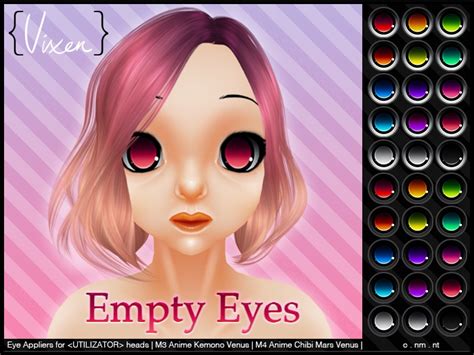 Second Life Marketplace Vixen Empty Eyes