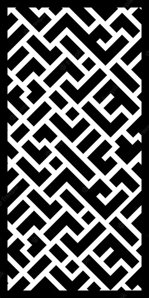 Premium Vector Geometric Decorative Pattern