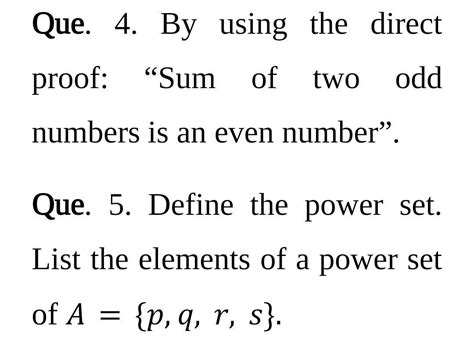 solved que 4 by using the direct proof “sum two odd of